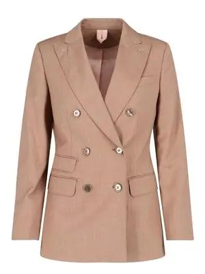 Max Mara Virgin Wool Blazer - Brown