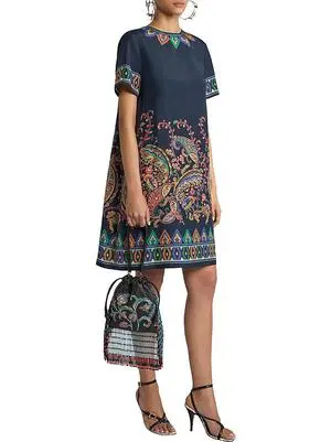 Etro Silk Mini Tunic Dress - Print On B