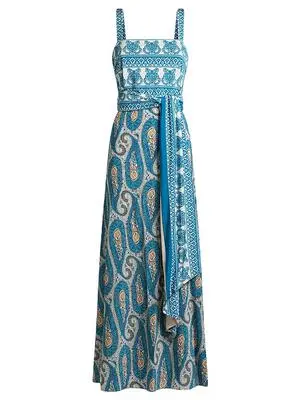 ETRO Flared Maxi Wrap Dress