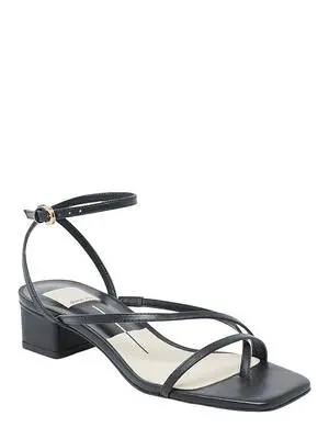 Dolce Vita Karlos Ankle Strap Sandals - Black Leather