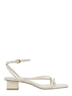 Dolce Vita Karlos Ankle Strap Sandals - Bone Leather