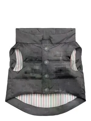 Thom Browne Striped Football Dog Vest - Grey