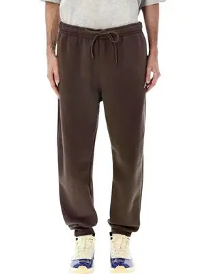 JORDAN Drawstring-fastening Logo-detail Track Pants - Brown