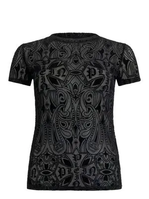 Philipp Plein Printed T-shirt - Black