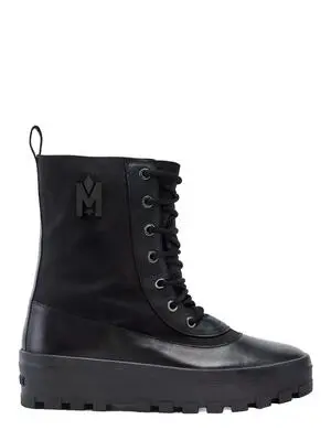 Mackage Logo-embellished Boots - Black
