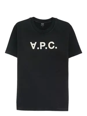 A.p.c. Logo-detail T-shirt - Black