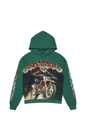 GODSPEED Art-sleeve Hoodie - Green