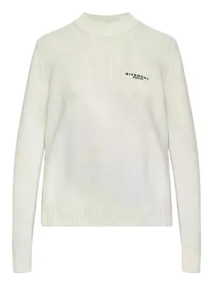 Givenchy Logo Sweater - White