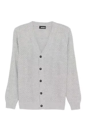 IMPERIAL Buttoned V-Neck Cardigan