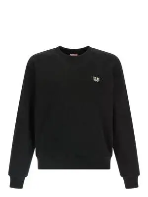 Kenzo Logo-patch Crew-neck Sweater - Black