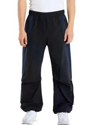 Nike Colour-block Oversized Track Pants - Black