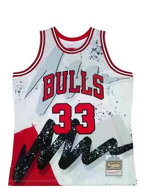 Mitchell & Ness Nba Chicago Bulls Scottie Pippen 1997-98 Hyper Hoops Swingman Tank Top - White