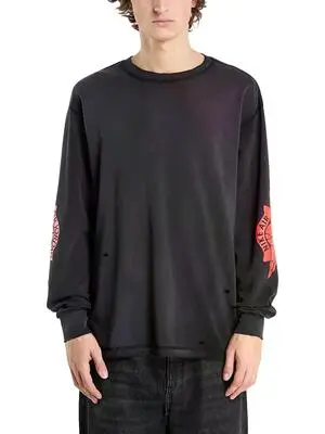 JORDAN Long-sleeve T-shirt - Black