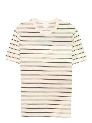 A.p.c. Striped Chest-pocket T-shirt - Neutrals