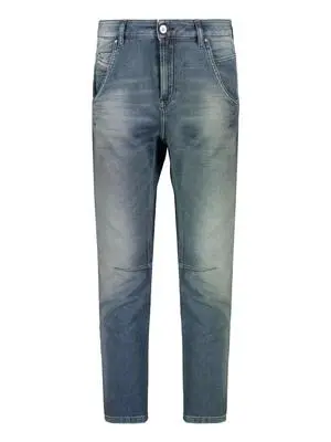 DIESEL Five-pocket Straight Jeans - Blue
