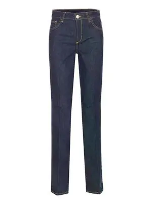 Liu Jo Button-up Trousers - Blue