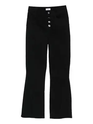 Liu Jo Buttoned Flare Jeans - Black