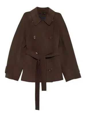 Max Mara Louise Pea Coat - Brown