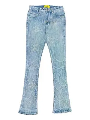 GUAPI Embellished Trousers - Blue