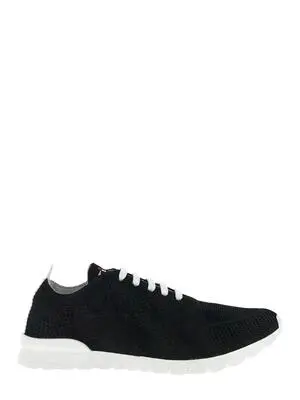 Kiton Knitted Sneakers - Black