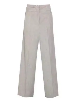 Liu Jo Striped Trousers - Grey