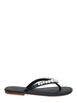 Mystique Crystal-embellished Sandals - Black