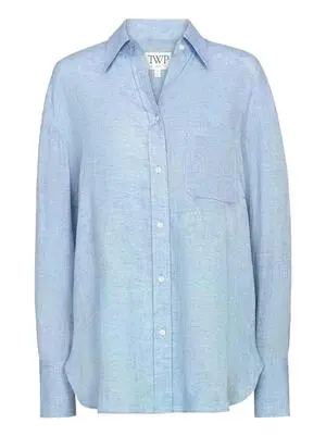 TWP Big Joe Pocket Shirt - Blue