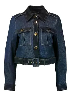 CHRISTY LYNN Kalita Belted Pocket Jacket - Blue