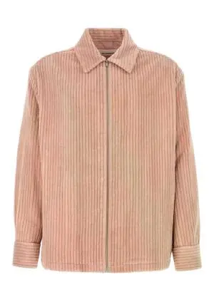 JIL SANDER Corduroy Cotton Shirt Jacket - Pink