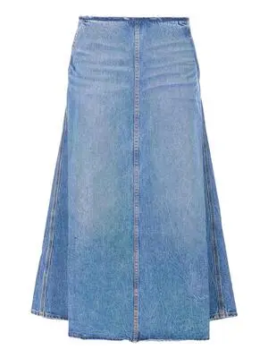 Alexander Wang A-line Denim Maxi Skirt - Blue