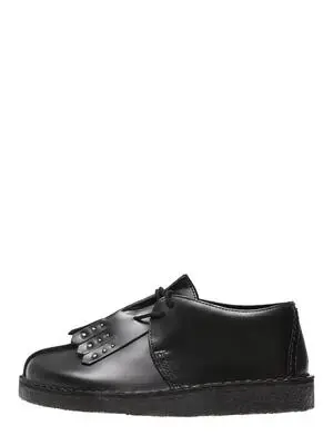 Clarks Desert Trek Studded Shoes - Black