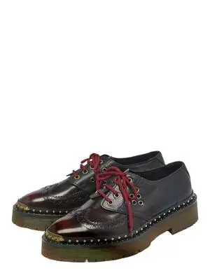 Burberry Bissett Platform Brogue Shoes - Black