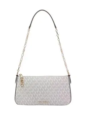 Michael Kors Logo-pattern Shoulder Bag - Neutrals