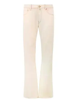 BILLIONAIRE Five-pocket Jeans With Embroidered Detail - Neutrals