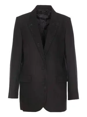 Zadig&Voltaire V-neck Blazer - Black