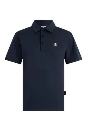 Philipp Plein Logo Polo Shirt - Blue