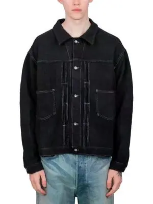 STORY MFG. Contrast-stitching Jacket - Black