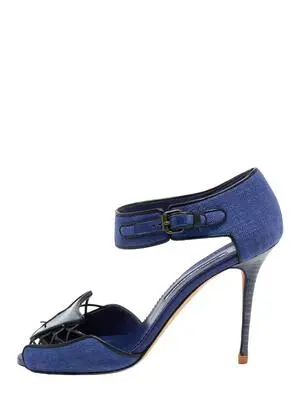 Manolo Blahnik Ankle-strap Sandals - Blue
