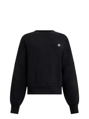 Philipp Plein Logo Appliqué Sweatshirt - Black