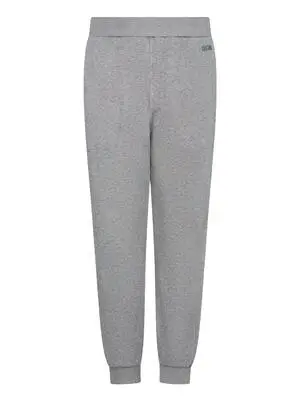 Zegna Logo Track Pants - Grey