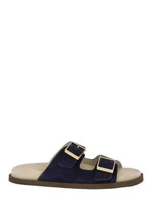 Brunello Cucinelli Buckled Strap Sandals - Blue