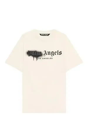 Palm Angels Spray City Los Angeles Dripping Logo T-shirt - White