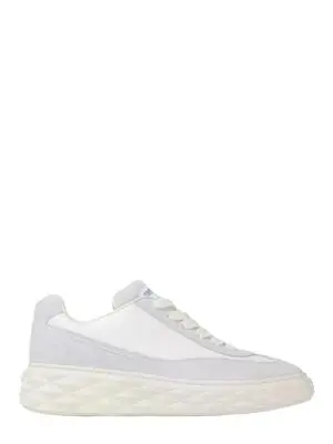JIMMY CHOO Diamond Maxi Retro Sneakers - White