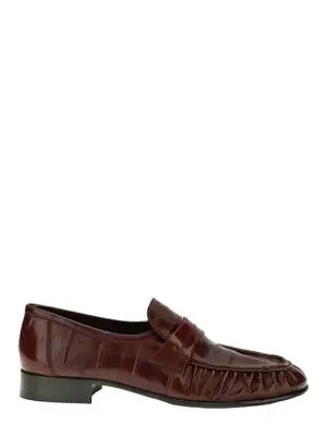 THE ROW Soft Penny Leather Loafers