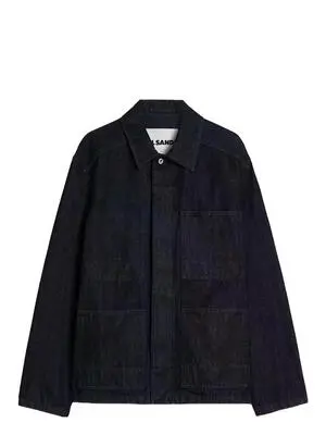 JIL SANDER Patch-pocket Overshirt - Blue