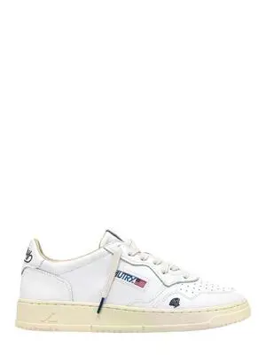 AUTRY Medalist Leather Low-top Sneakers - White