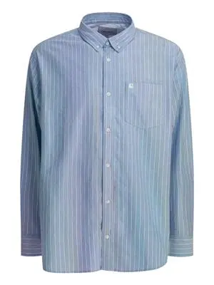 Carhartt Work In Progress Cassel Striped Pocket Shirt - Blue