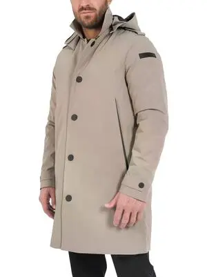 RRD Buttoned Hooded Parka - Neutrals