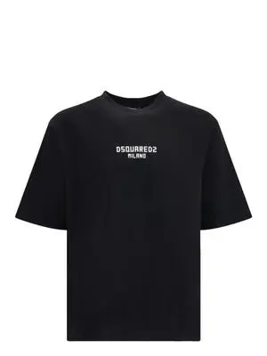 Dsquared2 Logo-detail Round-neck T-shirt - Black