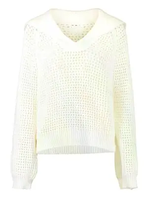 Brunello Cucinelli Sailor-collar Sweater - White